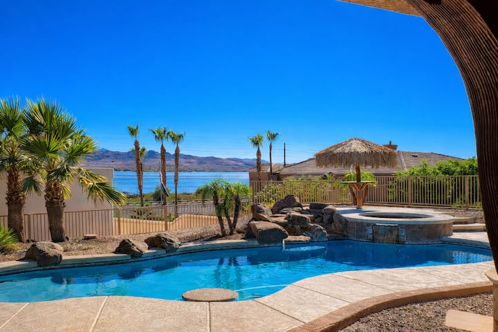 Lakeview Lodge | Pool + Spa + Firepit - レイクハバスシティ, AZ