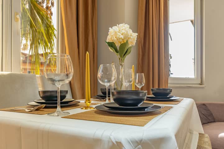 New Cute Family Home W/colorfulðnic Decoration - Alanya