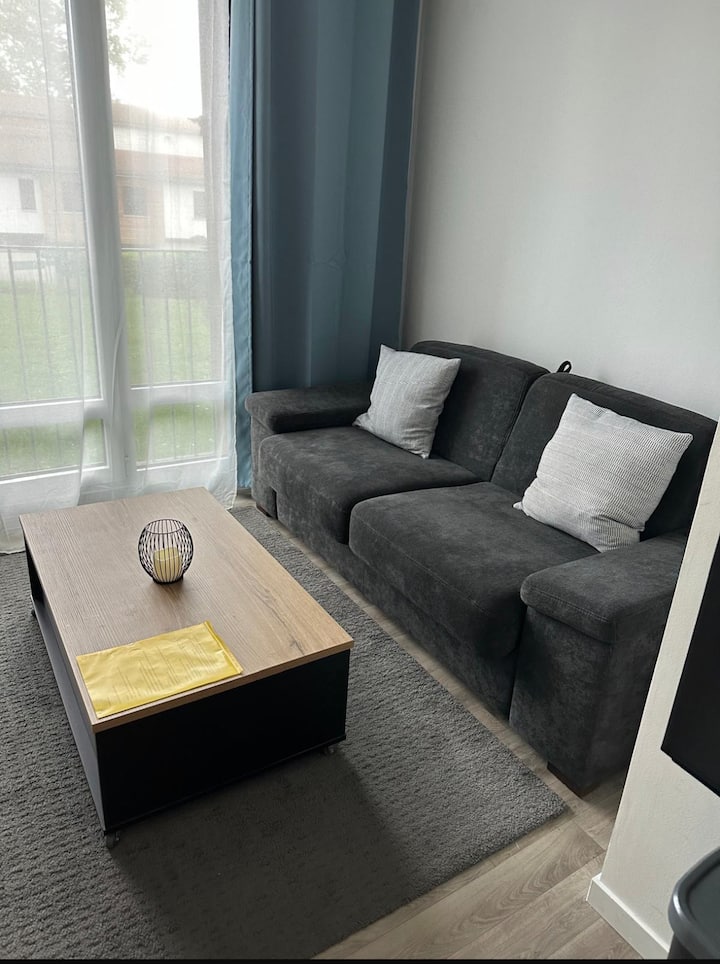 Studio Neuf Proche Gare+ Parking Privé - Brignais