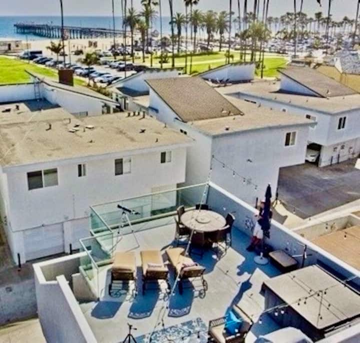 Beach & Bay View/rooftop Jacuzzi & Fire Table& Bbq - Newport Beach, CA