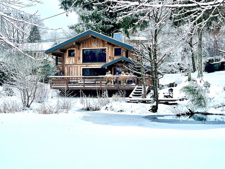 La Cabane à Sucre - Spa -Sauna -éTang Privé - Remiremont