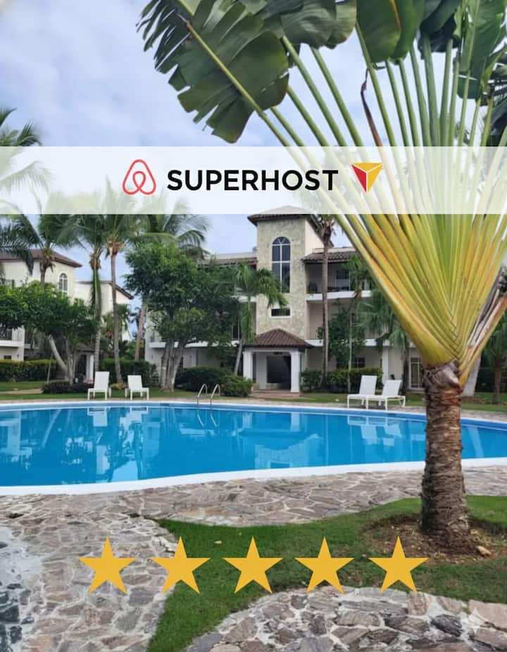 Aqua Haven Poolside Paradise Electricity Included - Punta Cana