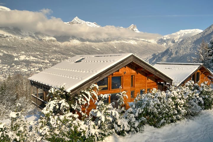 Chalet Avec Vue Pour Gens Heureux ! - Passy