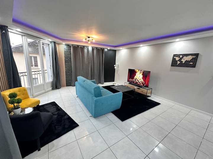 E Servagnat T3 Climatisé, Sauna, Jacuzzi Et Hammam - Épernay