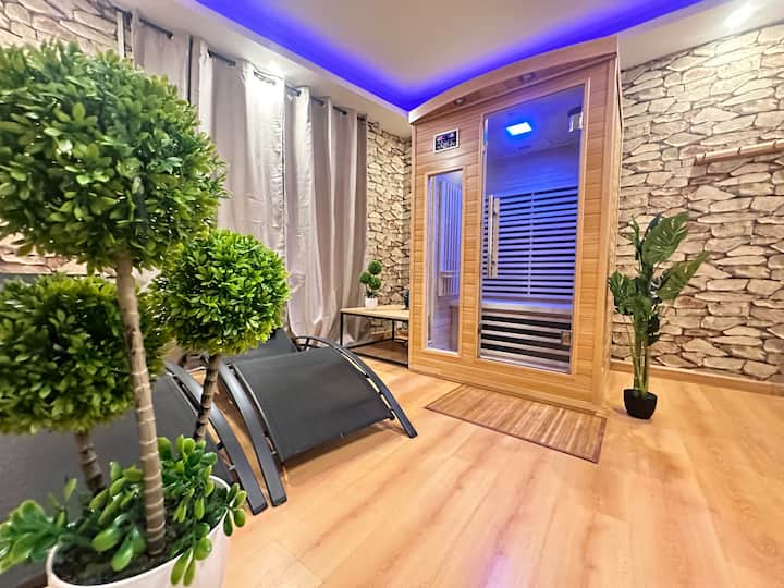 E Servagnat T3 Climatisé, Sauna, Jacuzzi Et Hammam - Épernay