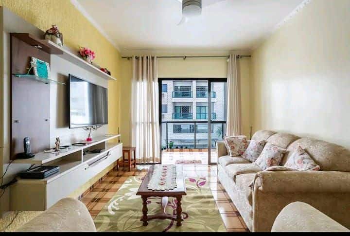 Apartamento Amplo Com Vista Mar No Canto Do Forte - Santos, Brasil