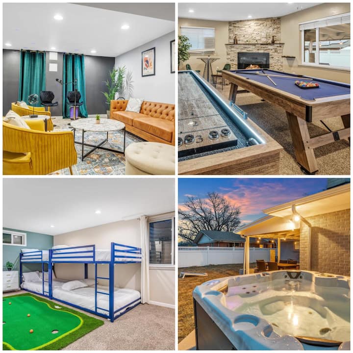 Hot Tub, Pool Tble, Shuffle Brd, Karaoke, Foosb - Denver