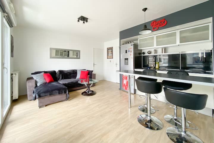 Apt Proche De Paris 4 Voyageurs Parking Gratuit - Val de Fontenay