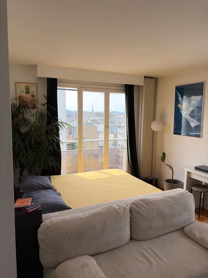Grand Studio Vue Panoramique 11e - Paris