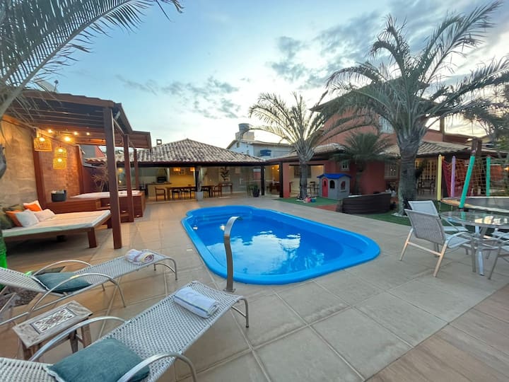 Búzios 2 Km De Geribá-spa-piscina-sauna-4 Suítes - Brasil