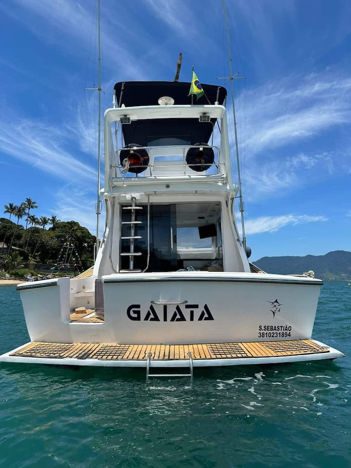 Barco Gaiata Passeio Diurno Ilha - Ilhabela
