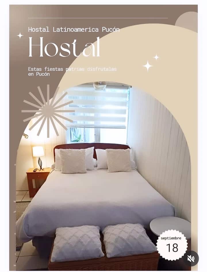 Hostel Latinoamerica Con Baño Privado - Pucon
