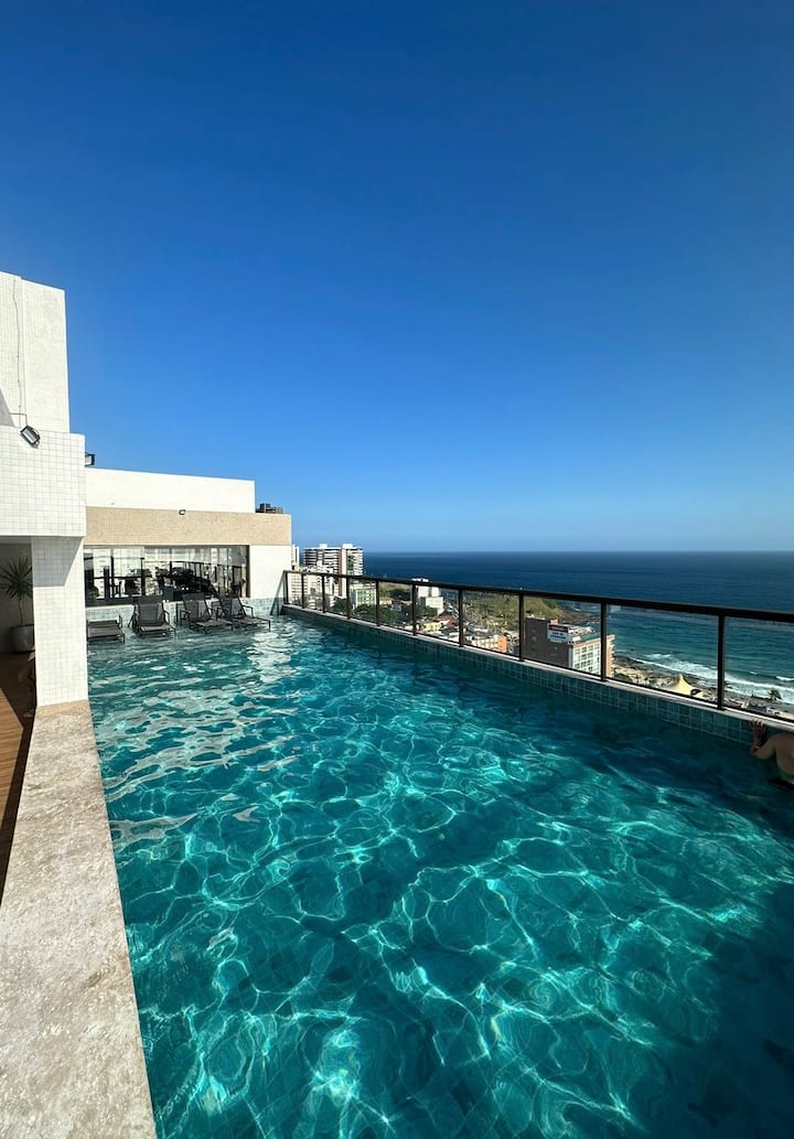 Studio Chic à Barra |Piscine Sur Le Toit |Carnaval - Barra