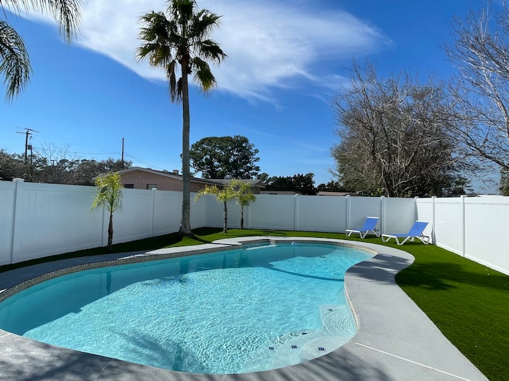 Oasis House 3bed+2ba+pool+garage (Bikes Welcome) - Ponce Inlet, FL