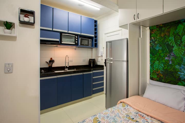 Praia Grande Cidade Ocian Kitnet Família Ou Casal - Praia Grande