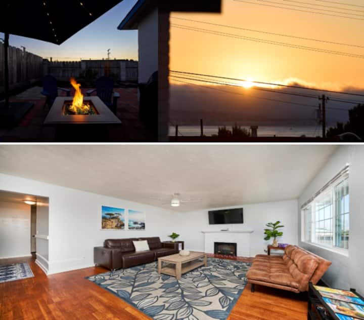 2 Mi To Beach: Bay Views+fire Pits+bbq+golf+wine - Monterey, CA