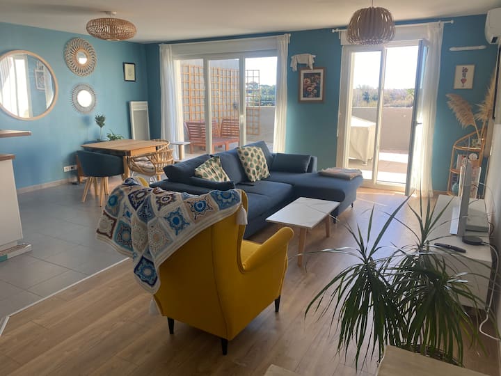 Appartement Lumineux Avec Belle Terrase - Castelnau-le-Lez