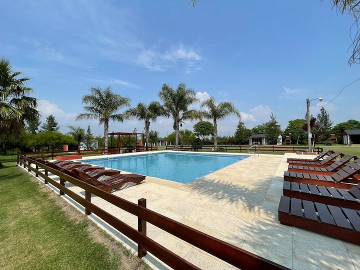 Gran Cabaña 3 Ambientes De Increíble Piscina - Gualeguaychú