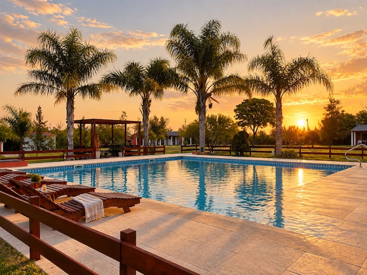 Cabaña Para 8 Con Piscina, Canchas Y Quincho. - Gualeguaychú