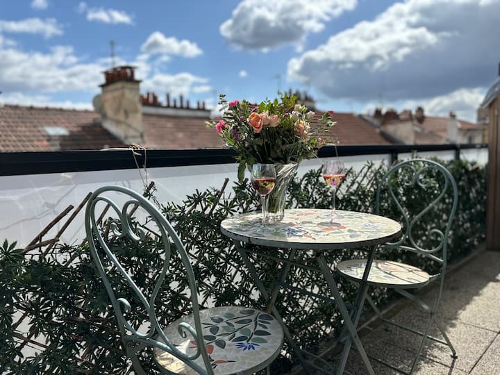 10min Du Centre De Paris/lumineux 100m2/4chambres - Asnières-sur-Seine