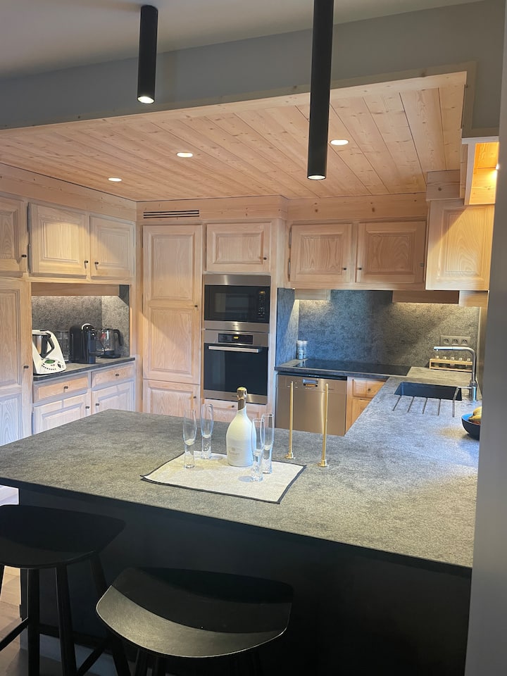 Triplex Au Centre, Comme Un Chalet, Près Chamois - Megève