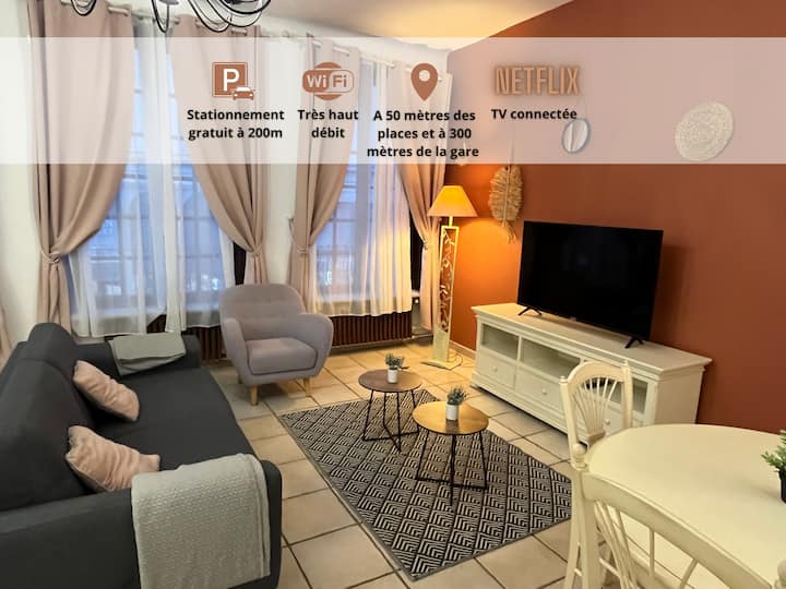 L'évasion Arrageoise - Centre Ville - 58m²- 4 Pers - Arras