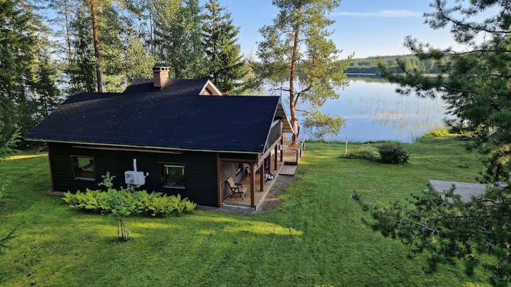 Idyllinen Kesämökki Järven Rannalla - Kannonkoski