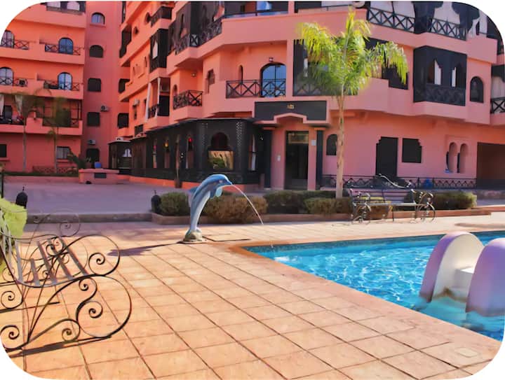 Luxury Residence Apartment 5 Pools, Gym & Gardens - Marrakesh