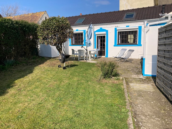 Cabane De Pêcheur Avec Jardin à 200m De La Plage - Plage d'Ambleteuse