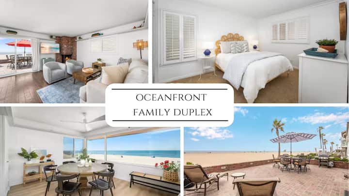 Oceanfront Family-friendly Newport Beach Duplex - ニューポート・ビーチ, CA