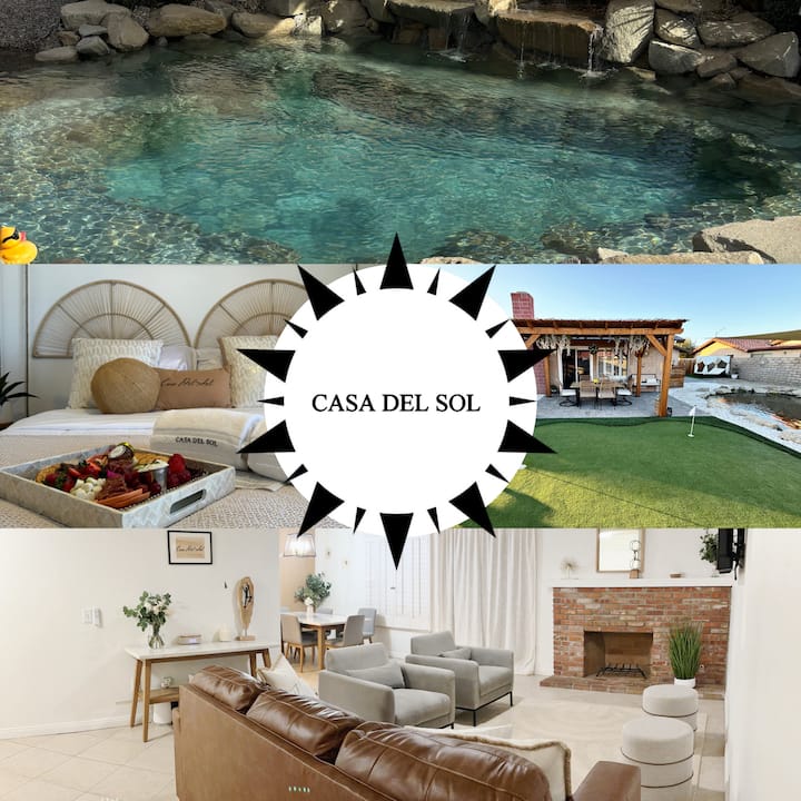 Casa Del Sol: Pool, Minigolf,bbq-walk To Festivals - Indio, CA