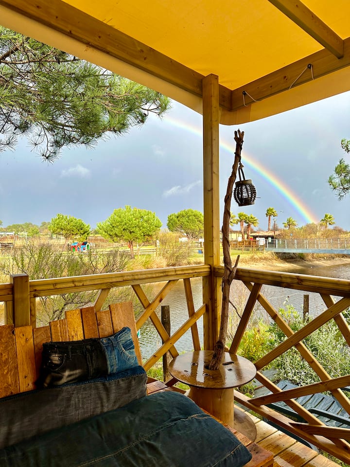 Mobil Home Camping 4* Les Viviers Cap Ferret - Lège-Cap-Ferret