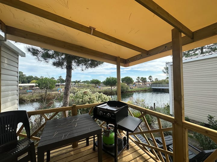 Mobil Home Camping 4* Les Viviers Cap Ferret - Lège-Cap-Ferret