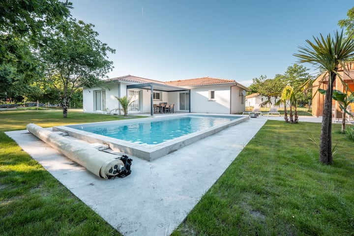 Maison Entre Vignobles Et Dune - Hostens