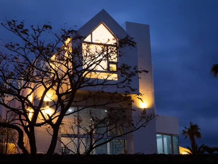 애월감성독채/오션뷰/38평•smeg가전•casamia린넨•곽지해수욕장/한담해변 핫플근접 - Jeju-si