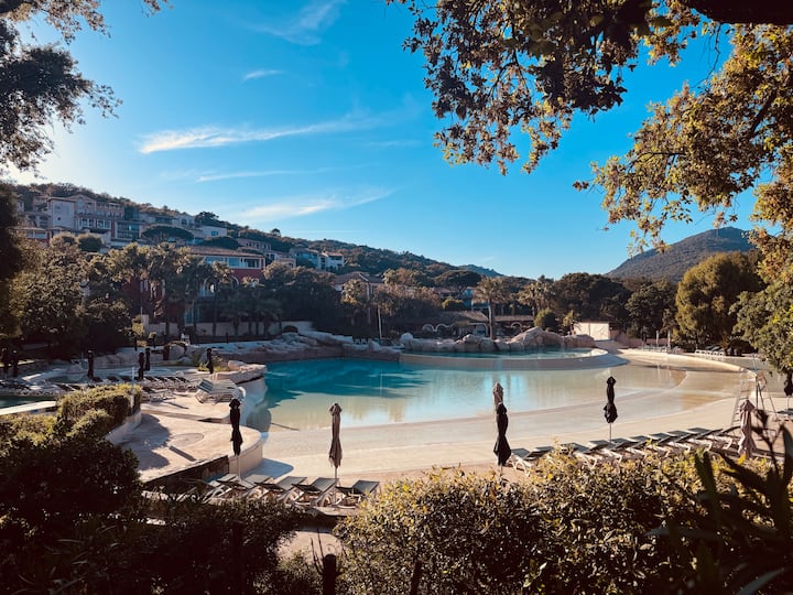 Superbe Appartement Vue Mer Les Restanques Grimaud - Grimaud