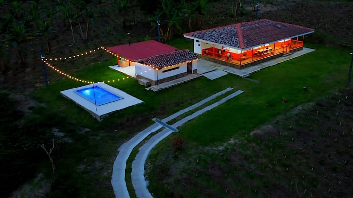 Casa Rural Familiar Cafetera +Jacuzzi+vistas+ Wifi - Calarcá