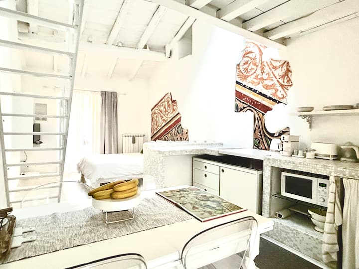 Bright Frescoed Attic In City Center+free Parking - Brescia