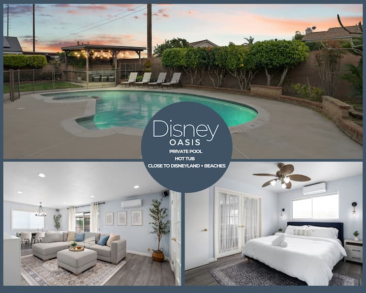 Disney Oasis | 4 Br Pool+hot Tub, Close To Beaches - Buena Park, CA