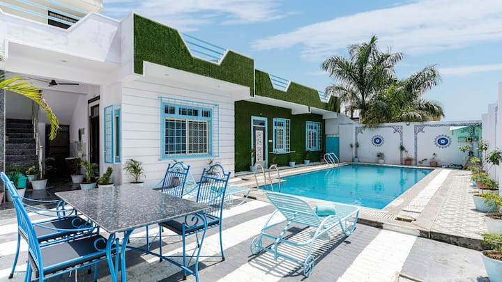 Sukoon Villa : 2bhk Pool Escape - Udaipur