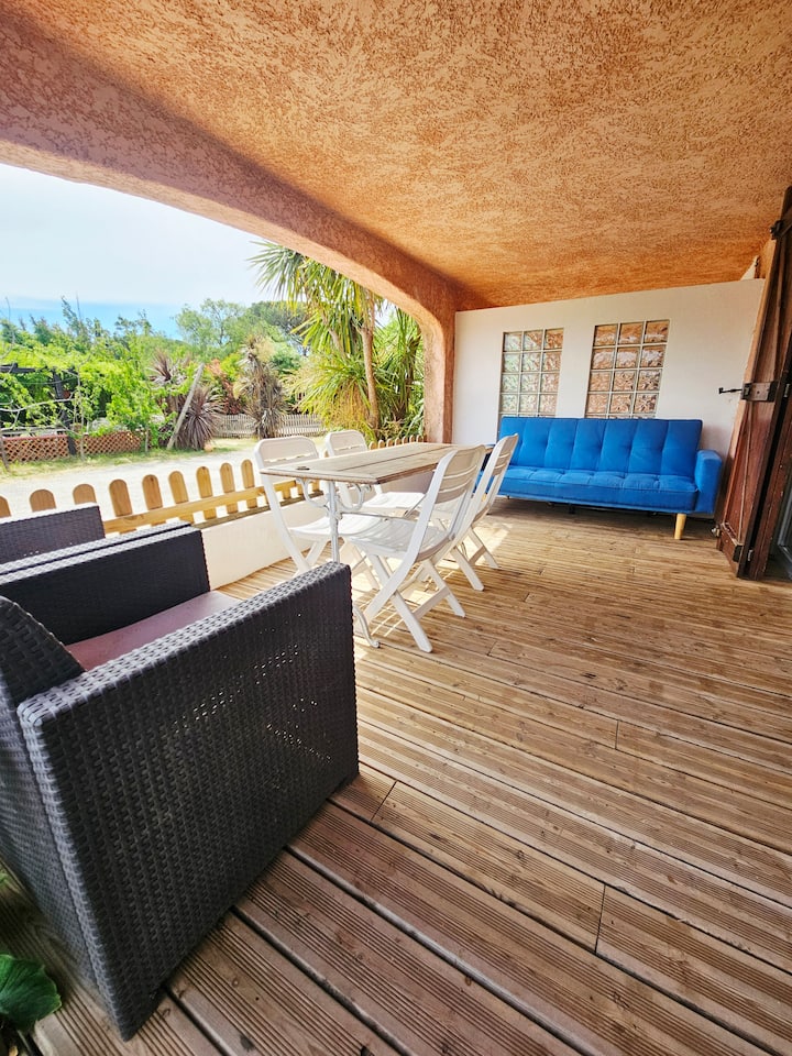Bas De Villa Parc Et Plage - Plage de Hyères