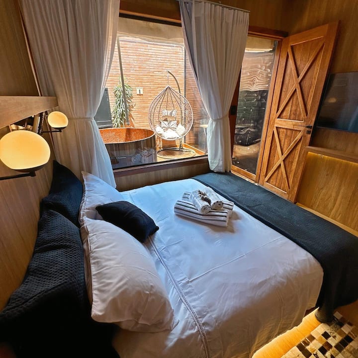 Chalé Com Ofurô No Centro De Dm- Chalé Harmônica - Domingos Martins