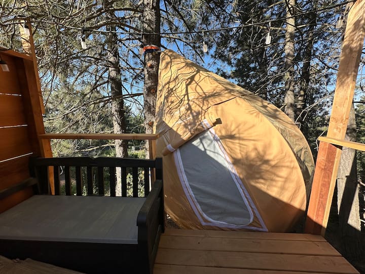 Canopy Hideout -Tree Tent 1-free Sleeping Bag - Sequoia National Park
