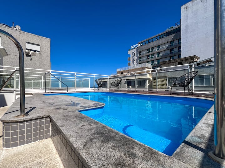 Copacabana Residencial C/serviços Quadra Da Praia - 이파네마