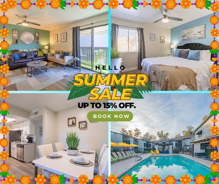 Summer Stay | King Bed • Parking • Dining Nearby - Phoenix
