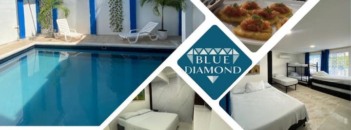 Habitacion Privada 2pax Blue Diamond House - Cartagena de Indias