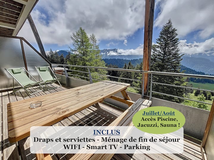 Panorama Plein Sud, 4 Personnes En Pleine Nature - Isère