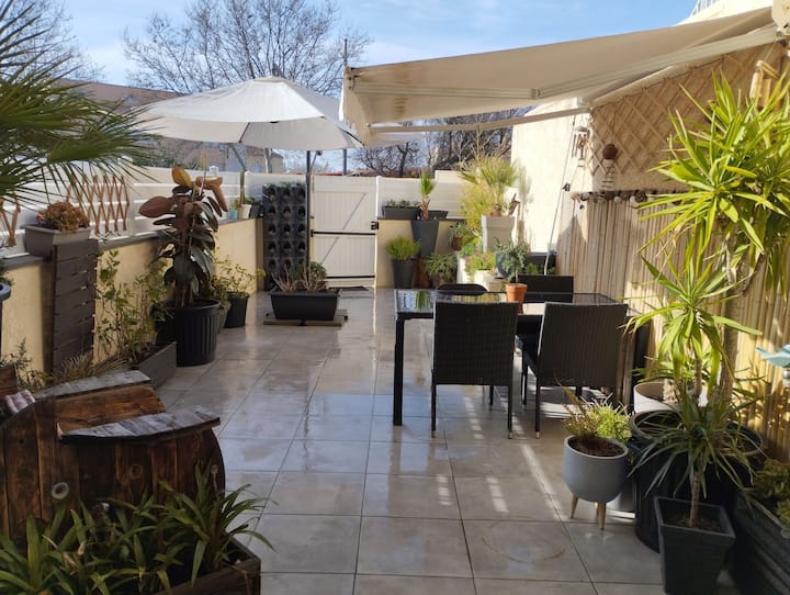Appartement T2 En Rez De Jardin - Agde