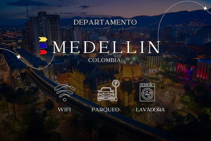 New Apt +Wifi+parking+laundry+ Kitchen At Medellin - Medellín