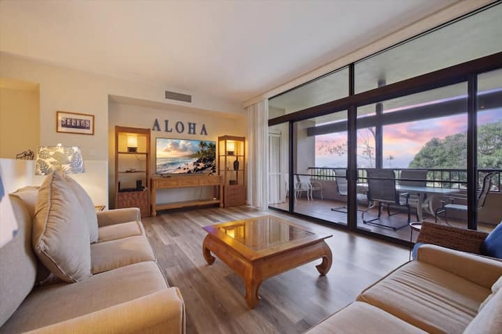 Oceanview Kaanapali 2 Bedroom Condo W/3 Lanais - Black Rock Beach, HI